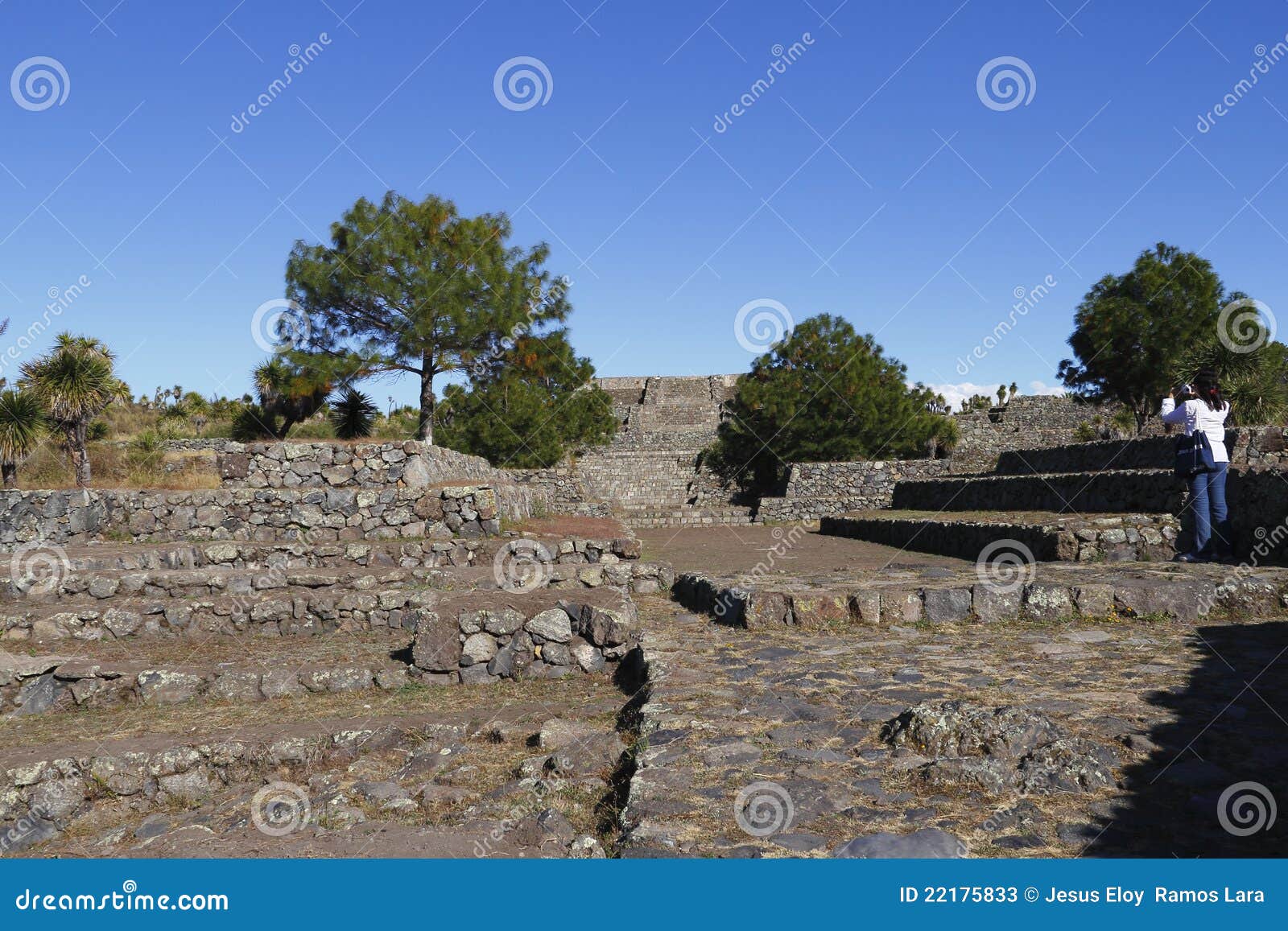 Cantona Pyramids in Puebla, Mexico XV Stock Image - Image of holidays ...