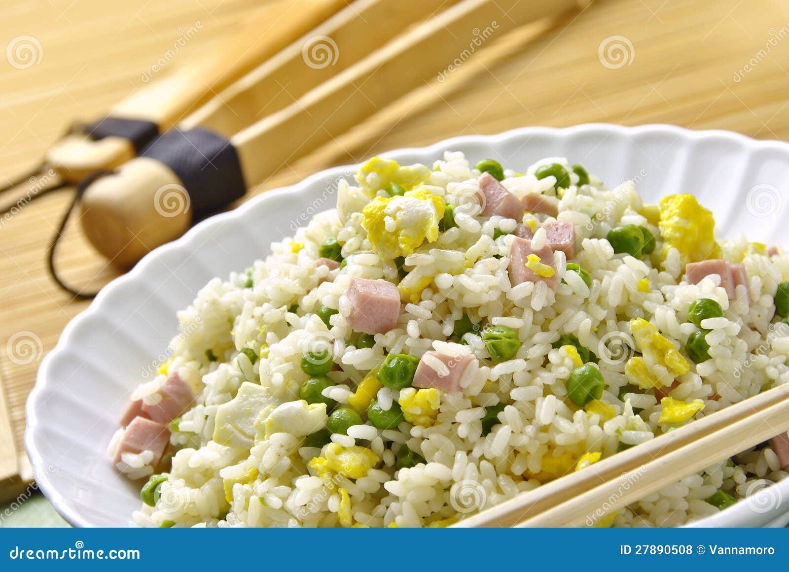 Cantonese rice stock photo. Image of green, chinese, main - 27890508