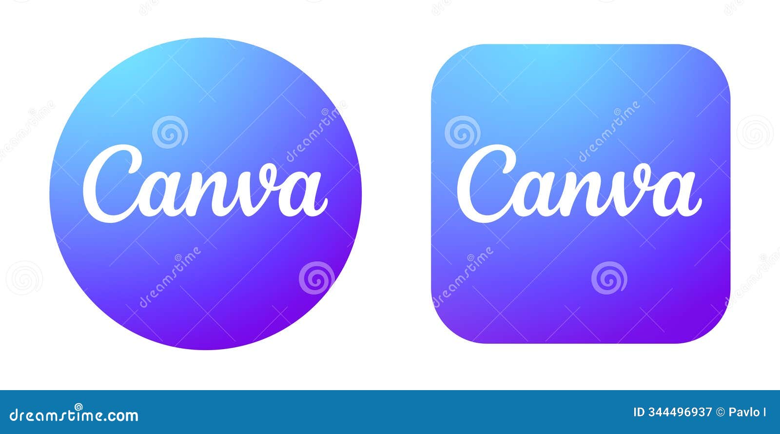 Canva logo. Canva icon stock illustration. Illustration of vector ...