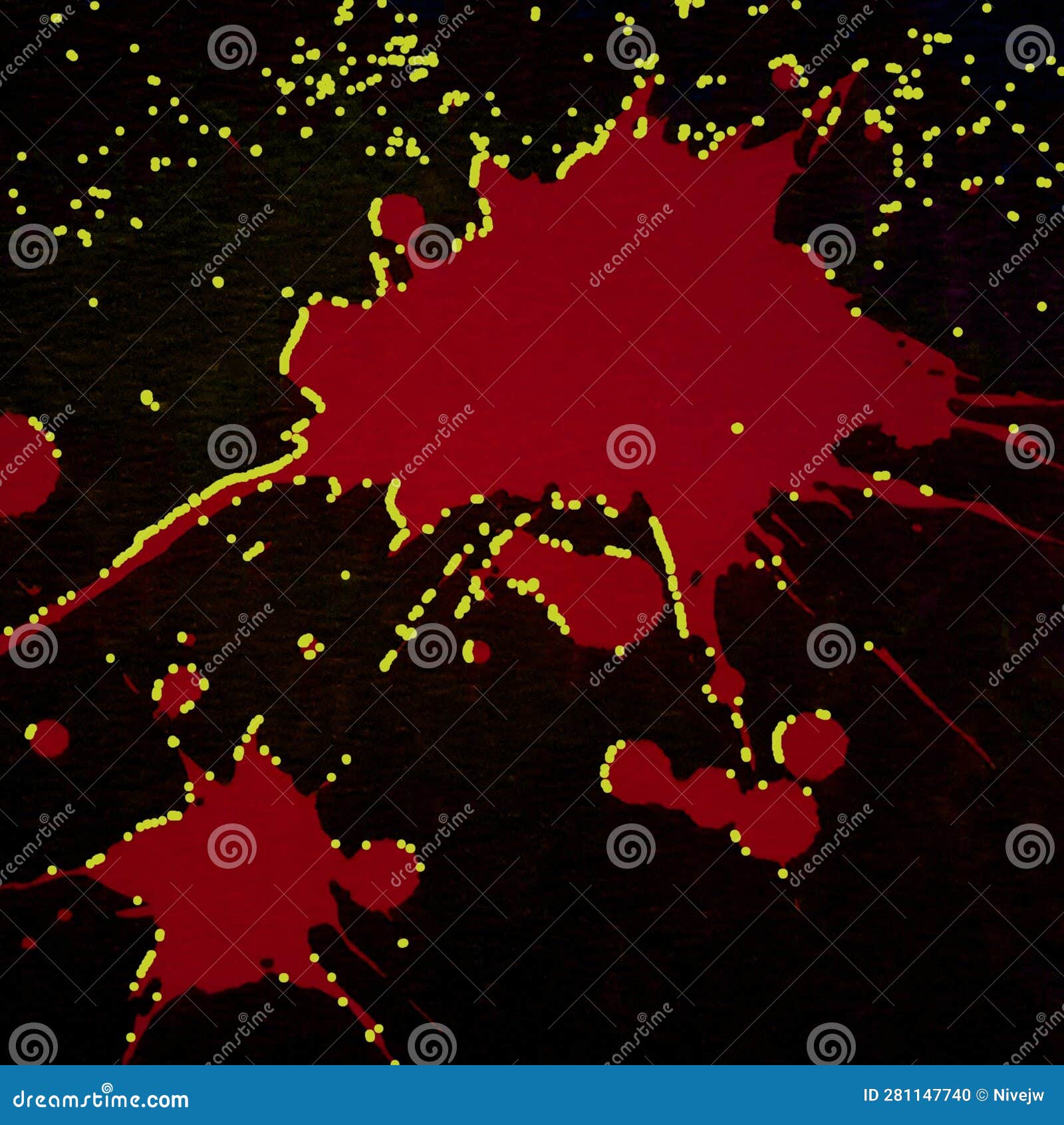 Canvas Background Redblack Splatter Stock Illustration - Illustration ...