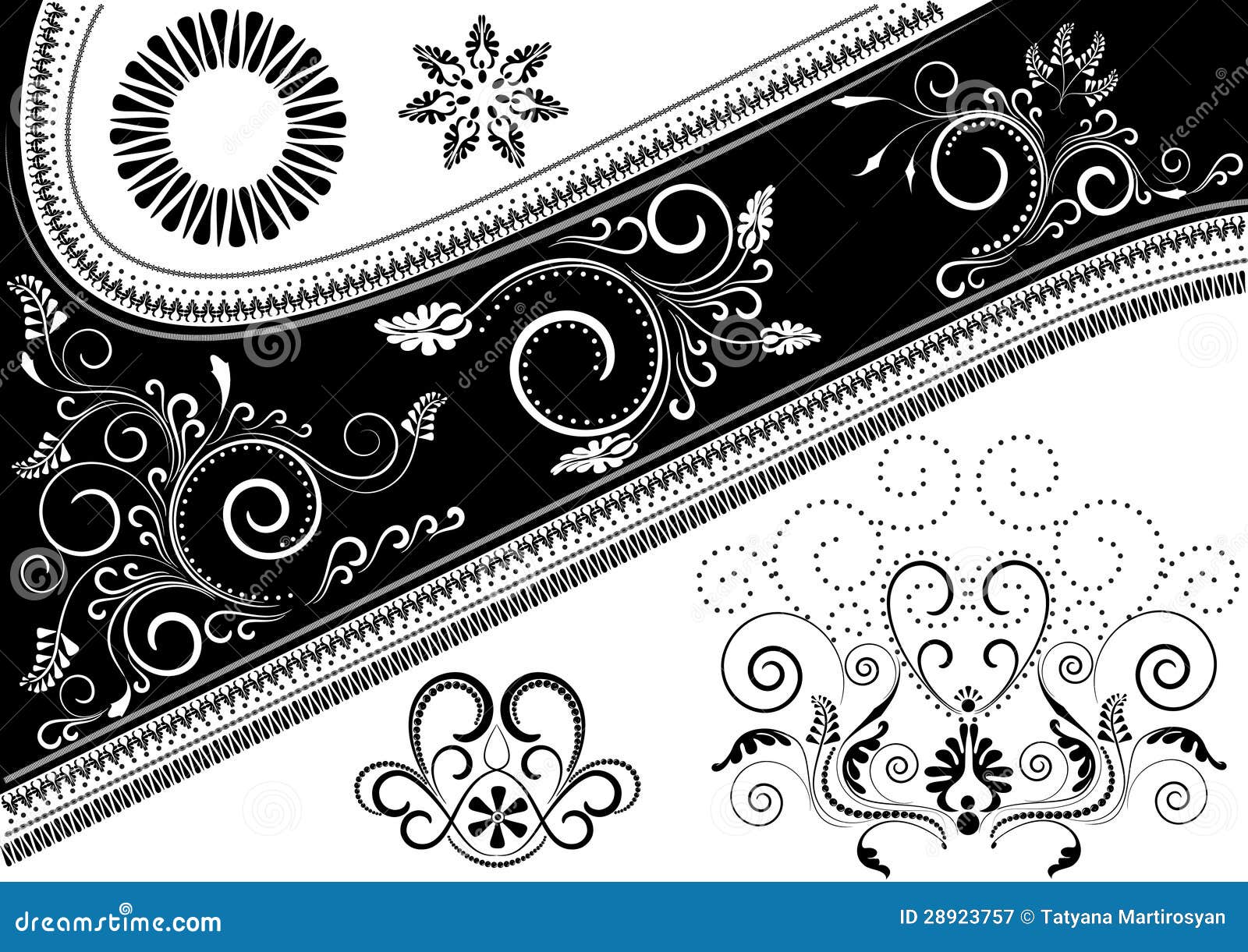 Canvas with a Pattern and Details for Design Stock Vector ...