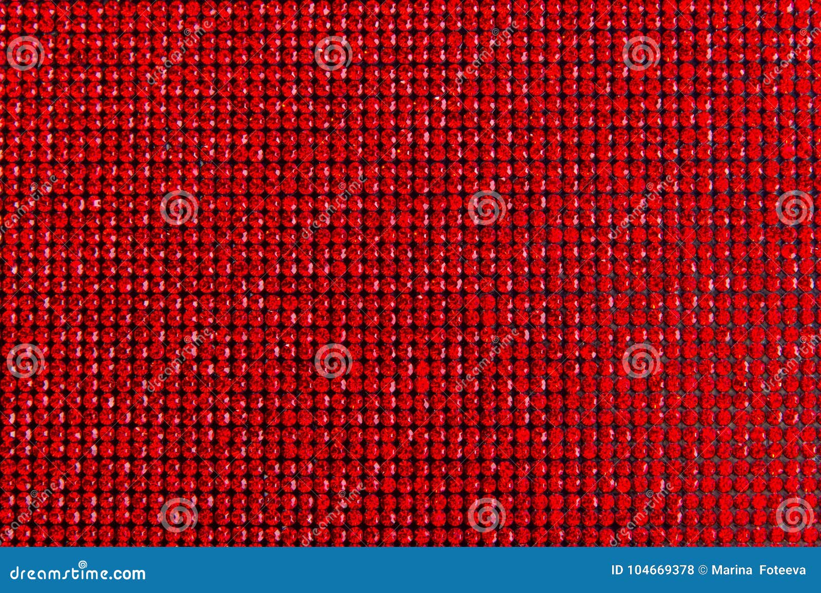 Canvas of Red Rhinestones. Background. Stock Photo - Image of glass ...