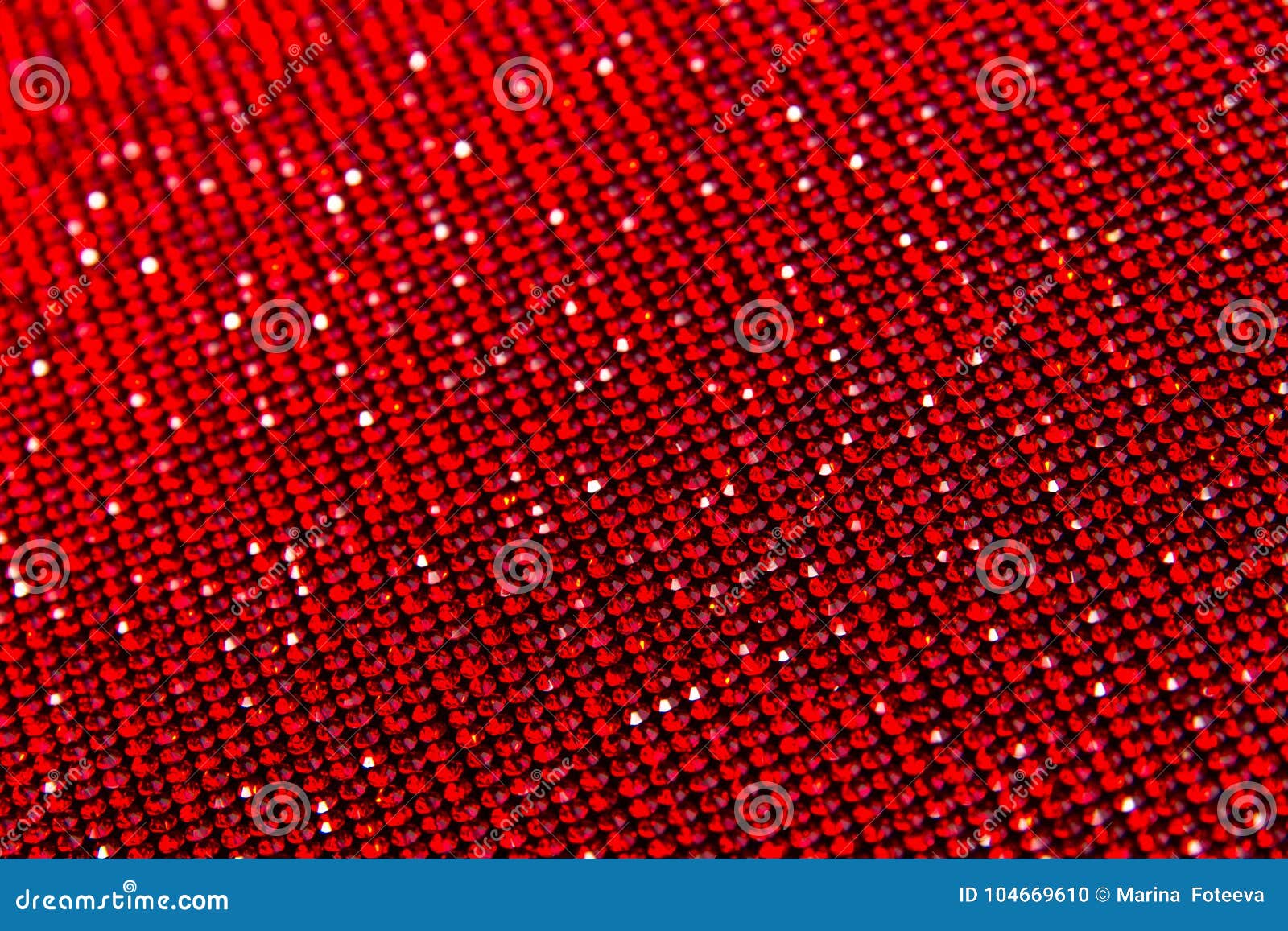 Canvas of Red Rhinestones. Background. Stock Photo - Image of glass ...