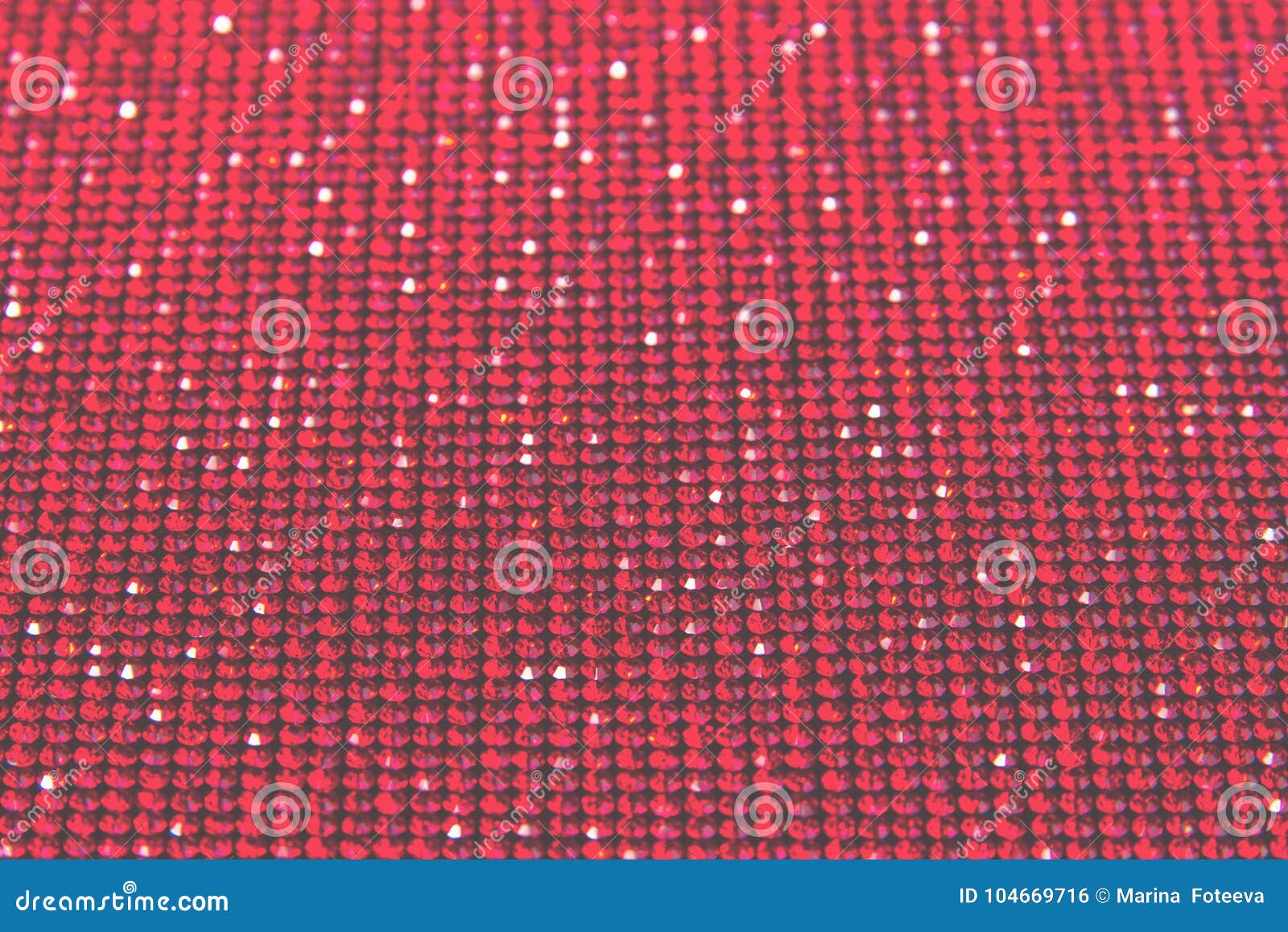 Canvas of Red Rhinestones. Background. Stock Photo - Image of colorful ...