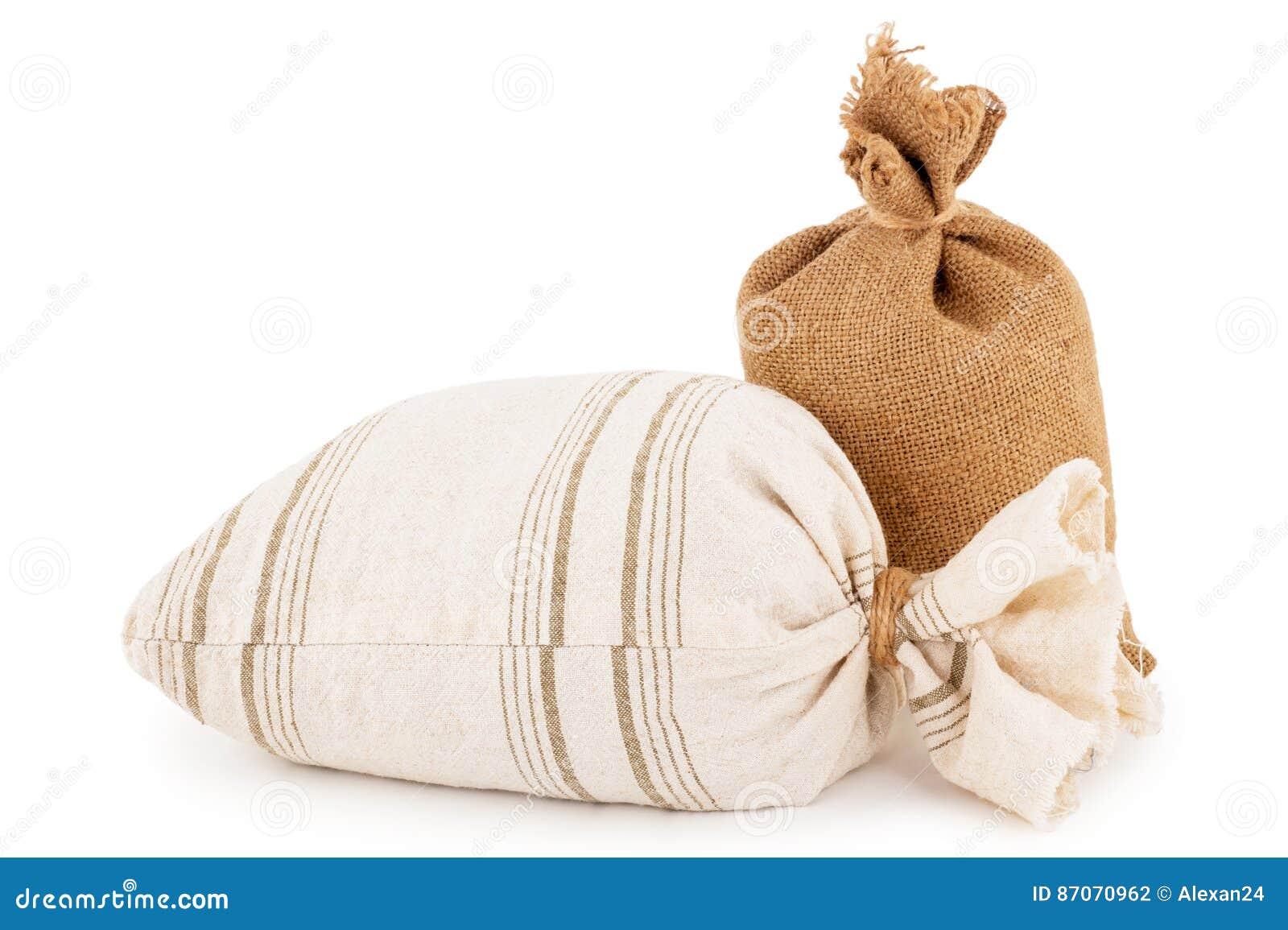 Canvas sacks stock photo. Image of sand, fertilizer, textile - 87070962