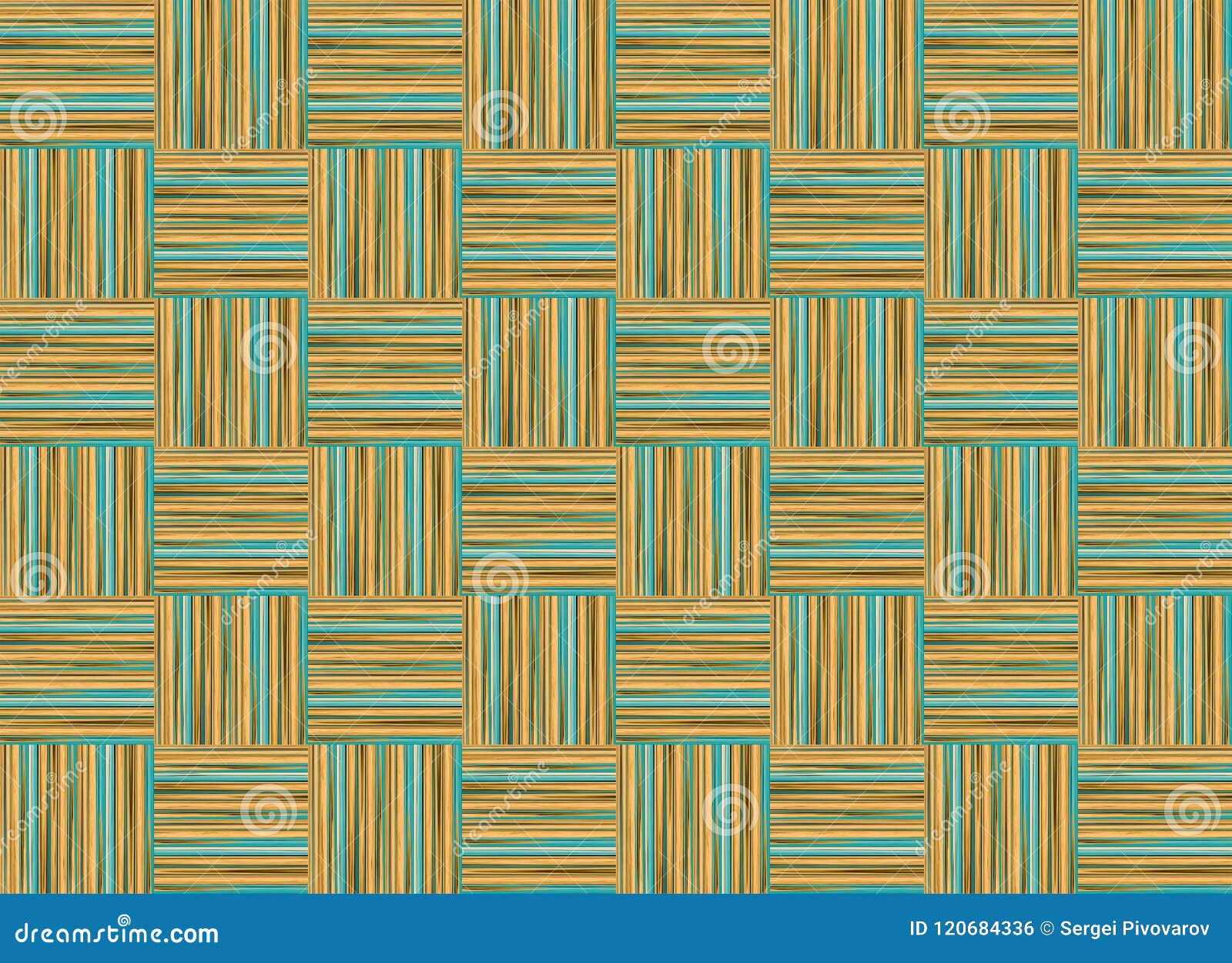 Canvas Squares Horizontal Vertical Lines Blue Light Beige Straw Pattern ...