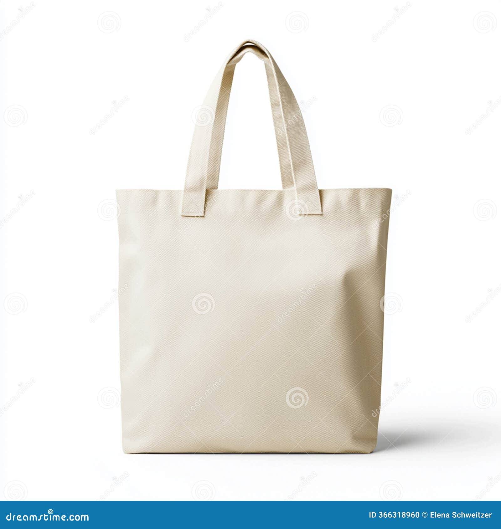 Tote Bag White Color Realistic Textures Stock Illustration ...