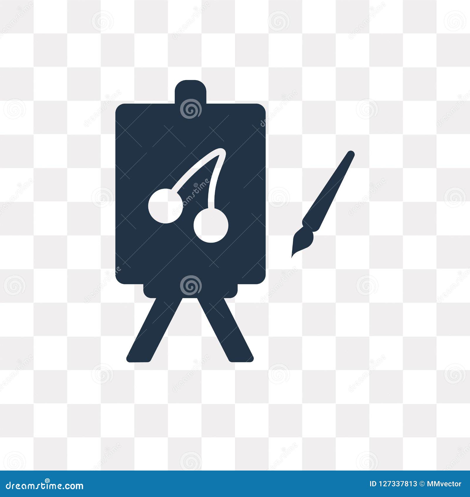 Canvas Vector Icon Isolated on Transparent Background, Canvas T Stock ...