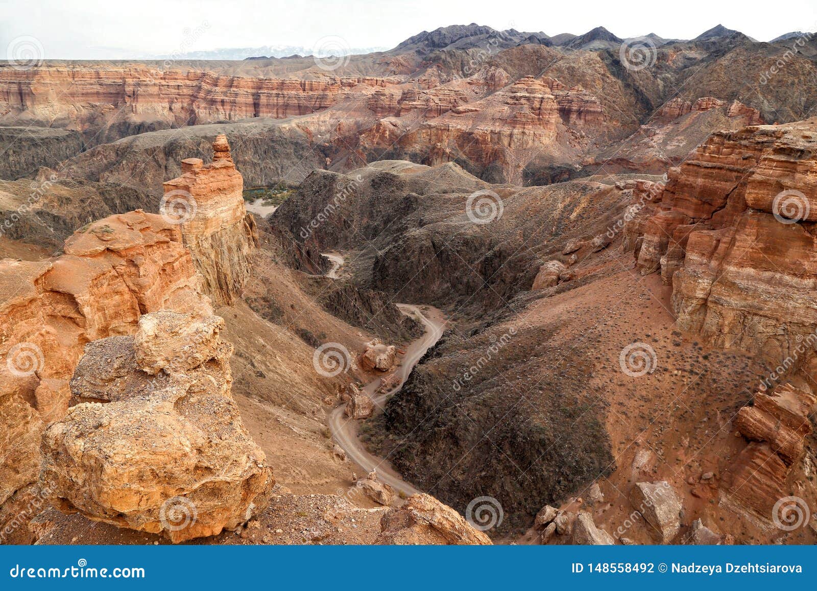 Canyon of the Charyn River stock photo. Image of national - 148558492