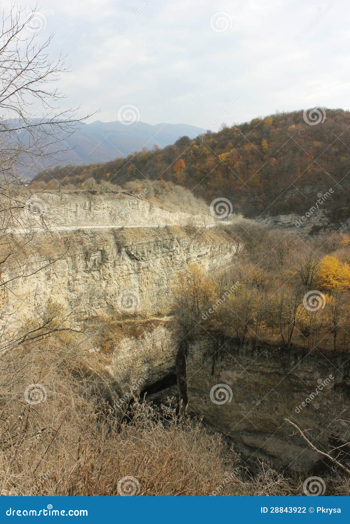 Canyon in Chechnya Mountains Stock Photo - Image of autumn, nature ...