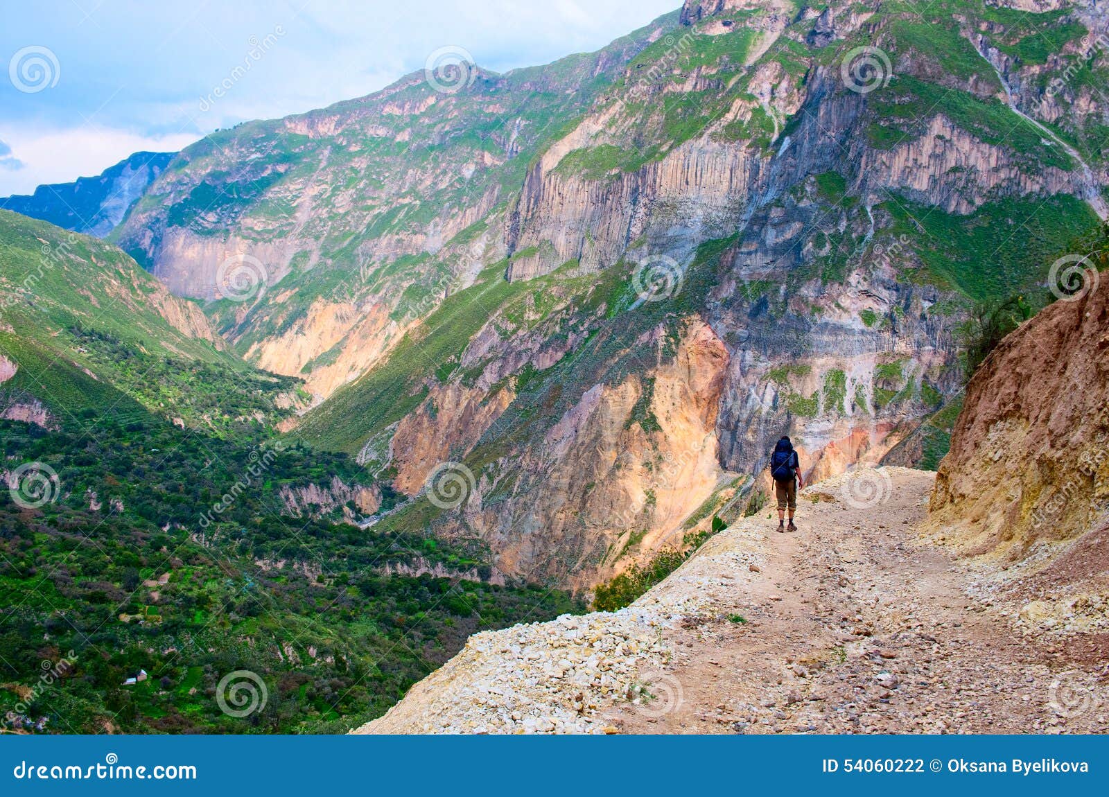 Canyon Colca, Peru stock photo. Image of culture, andes - 54060222