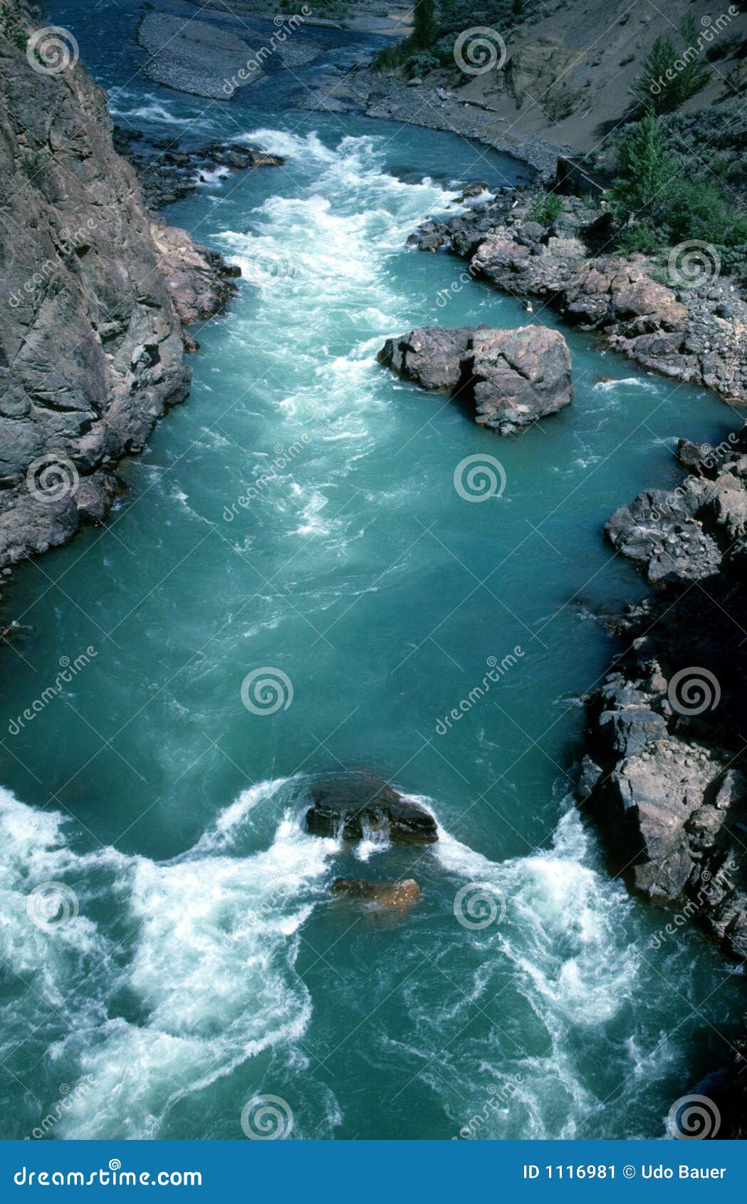 Canyon of fraser river stock image. Image of columbia - 1116981