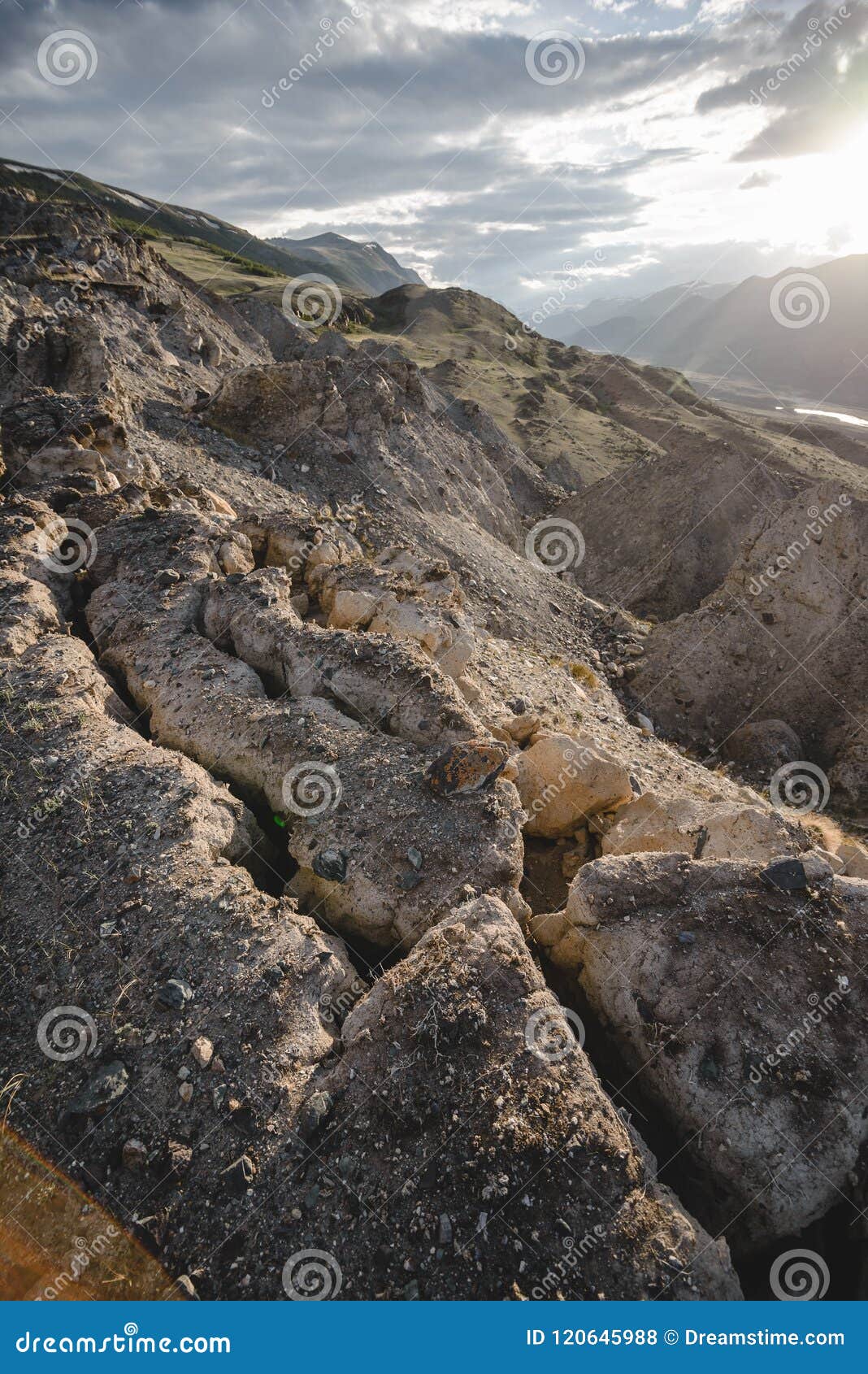 Canyon after the Massive Earthquake Stock Photo - Image of massive ...