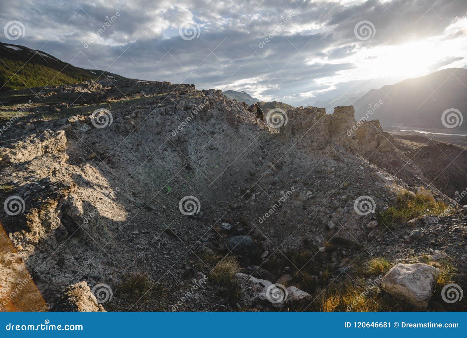 Canyon after the Massive Earthquake Stock Image - Image of horizontal ...