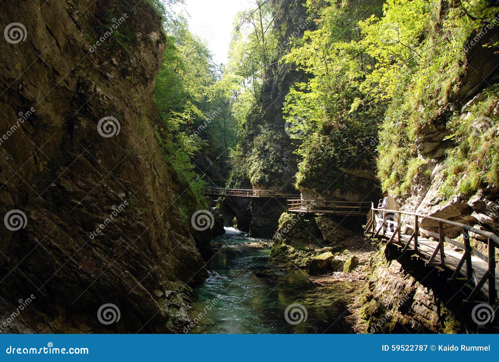 Canyon path stock image. Image of platform, hiking, adventure - 59522787
