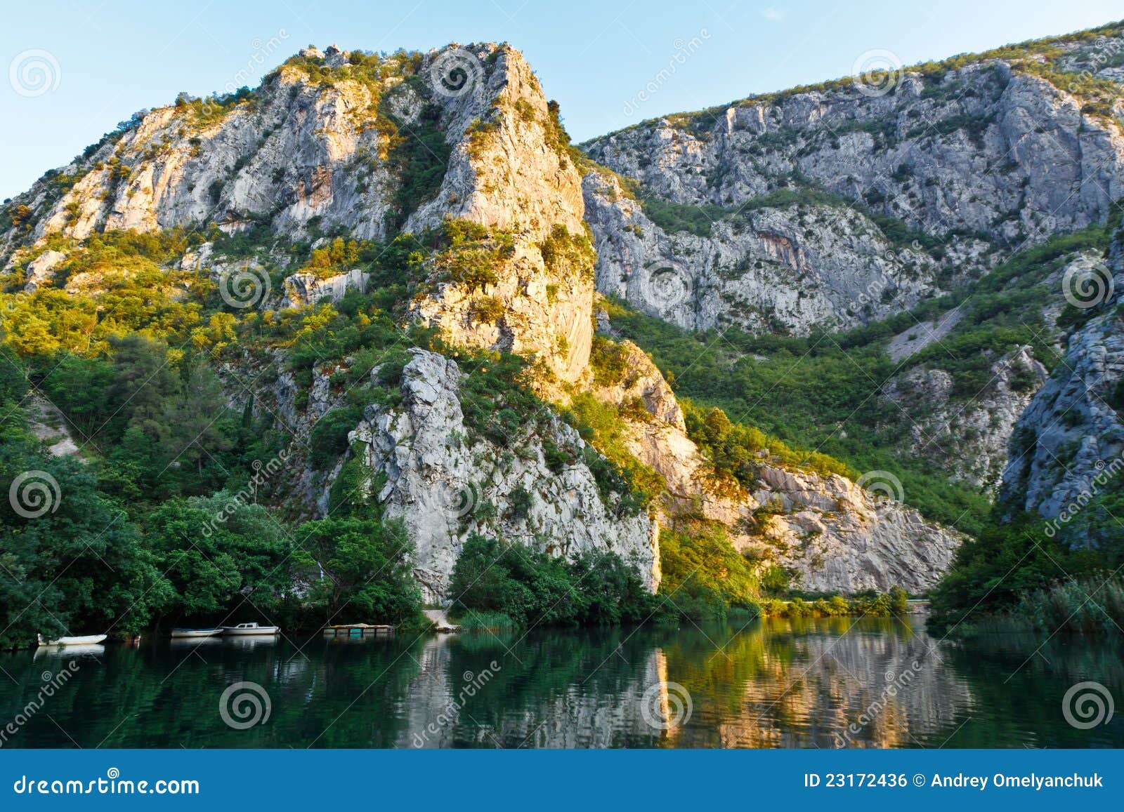 Canyon of the River Near Split Stock Photo - Image of canyon, nature ...