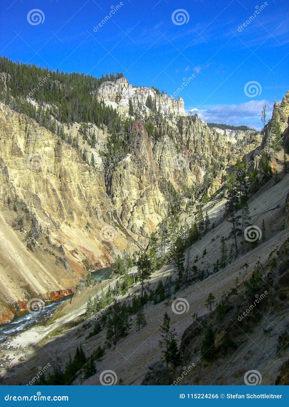 Canyon in the Rocky Mountains Stock Photo - Image of nature, landscape ...