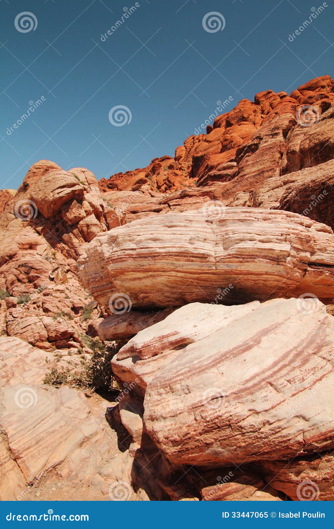 Canyon rouge de roche image stock. Image du panorama - 33447065