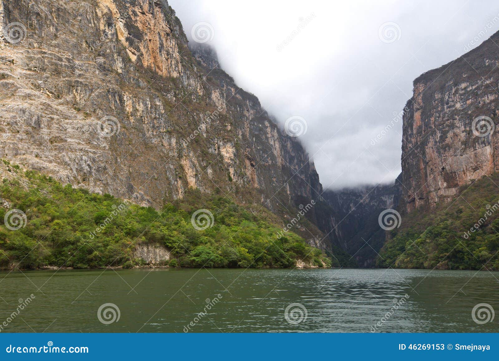 Canyon Sumidero, Chiapas, Mexico Stock Image - Image of adventure ...