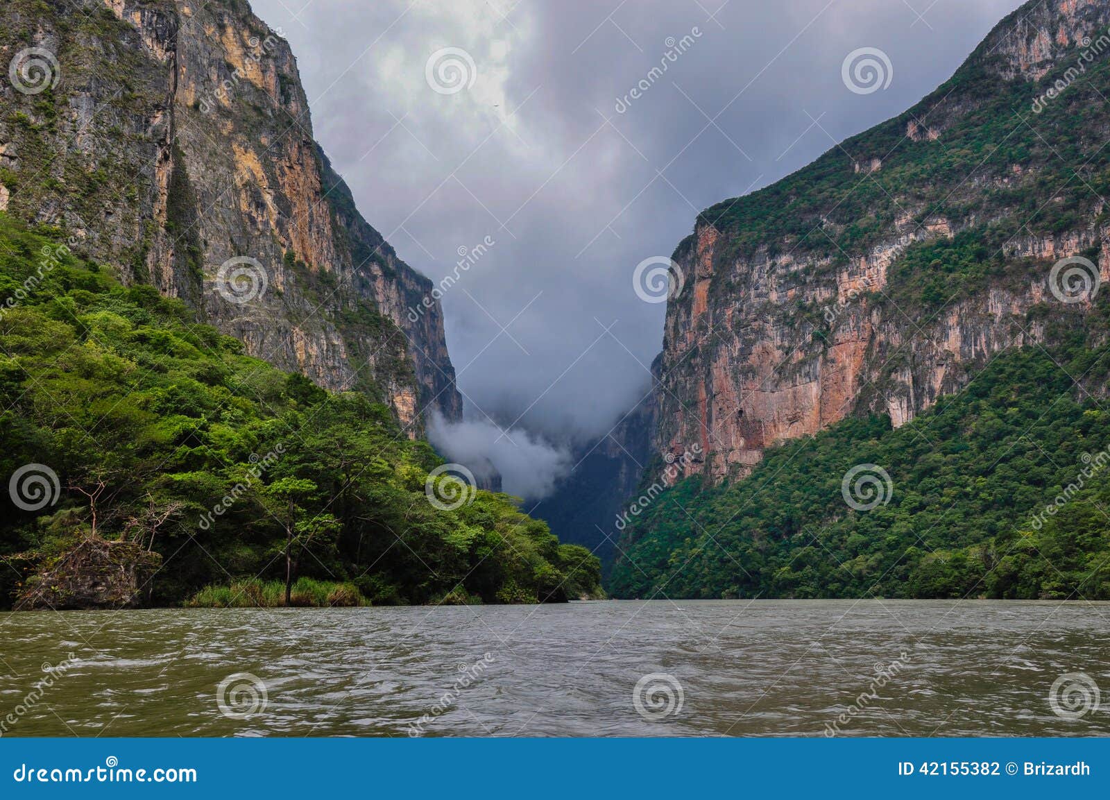 Canyon of Sumidero, Mexico stock photo. Image of america - 42155382