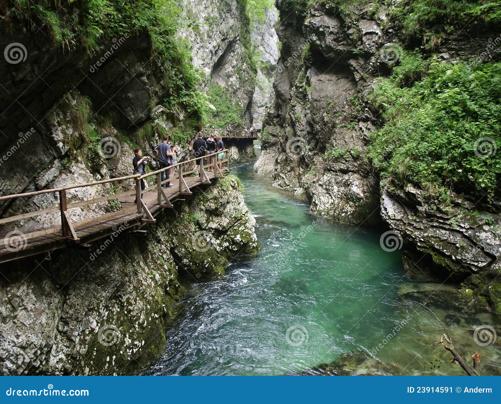 Canyon of Vintgar editorial photo. Image of landscape - 23914591