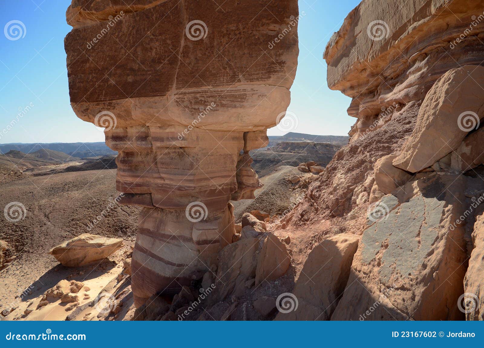 Canyon walls stock photo. Image of blue, landmark, egypt - 23167602