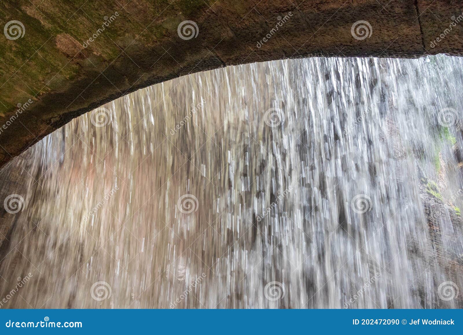 Canyon and Waterfall at Orrido Di Bellano in Italy. Stock Photo - Image ...