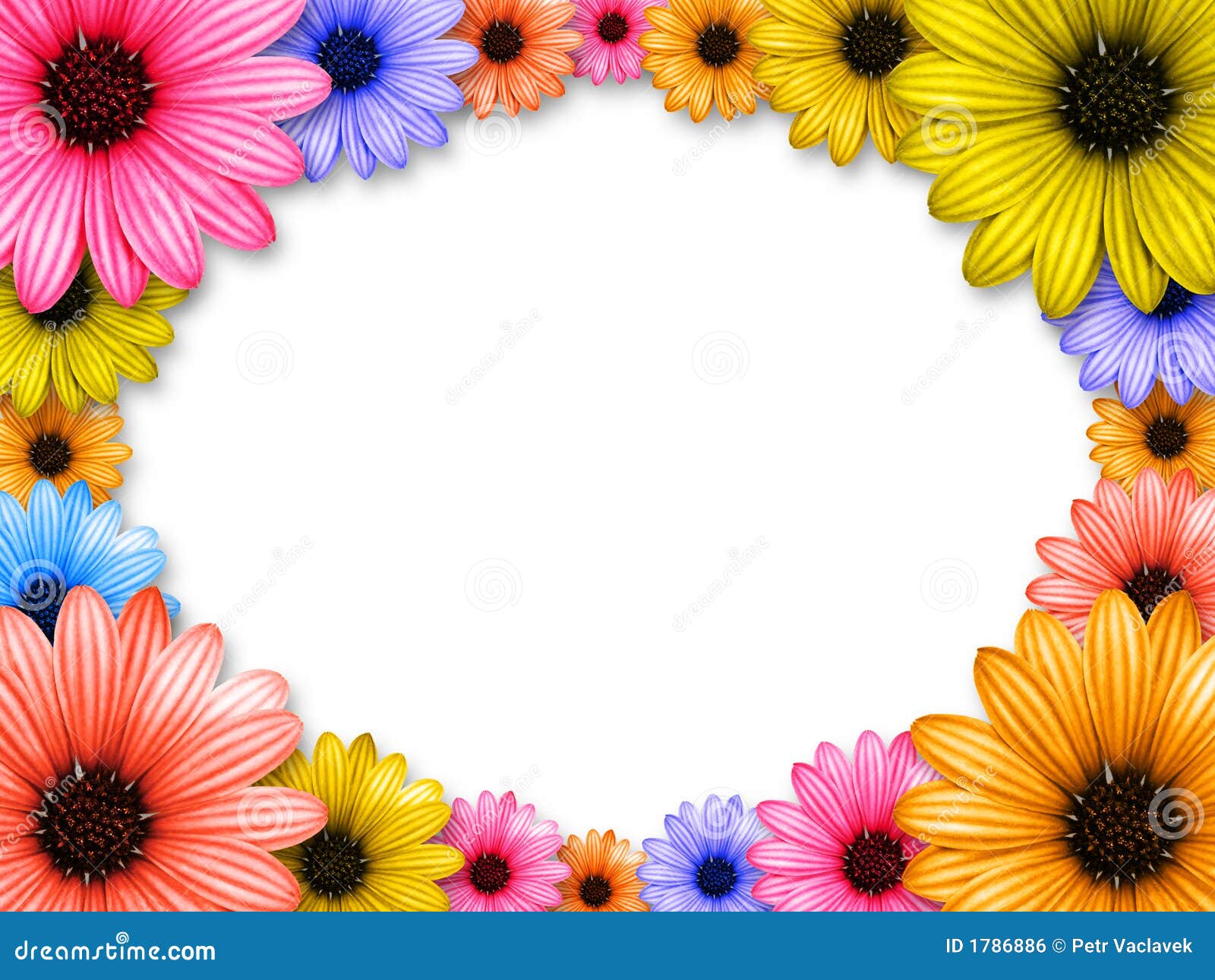 Capítulo Hecho De Las Flores Coloreadas Stock de ilustración ...