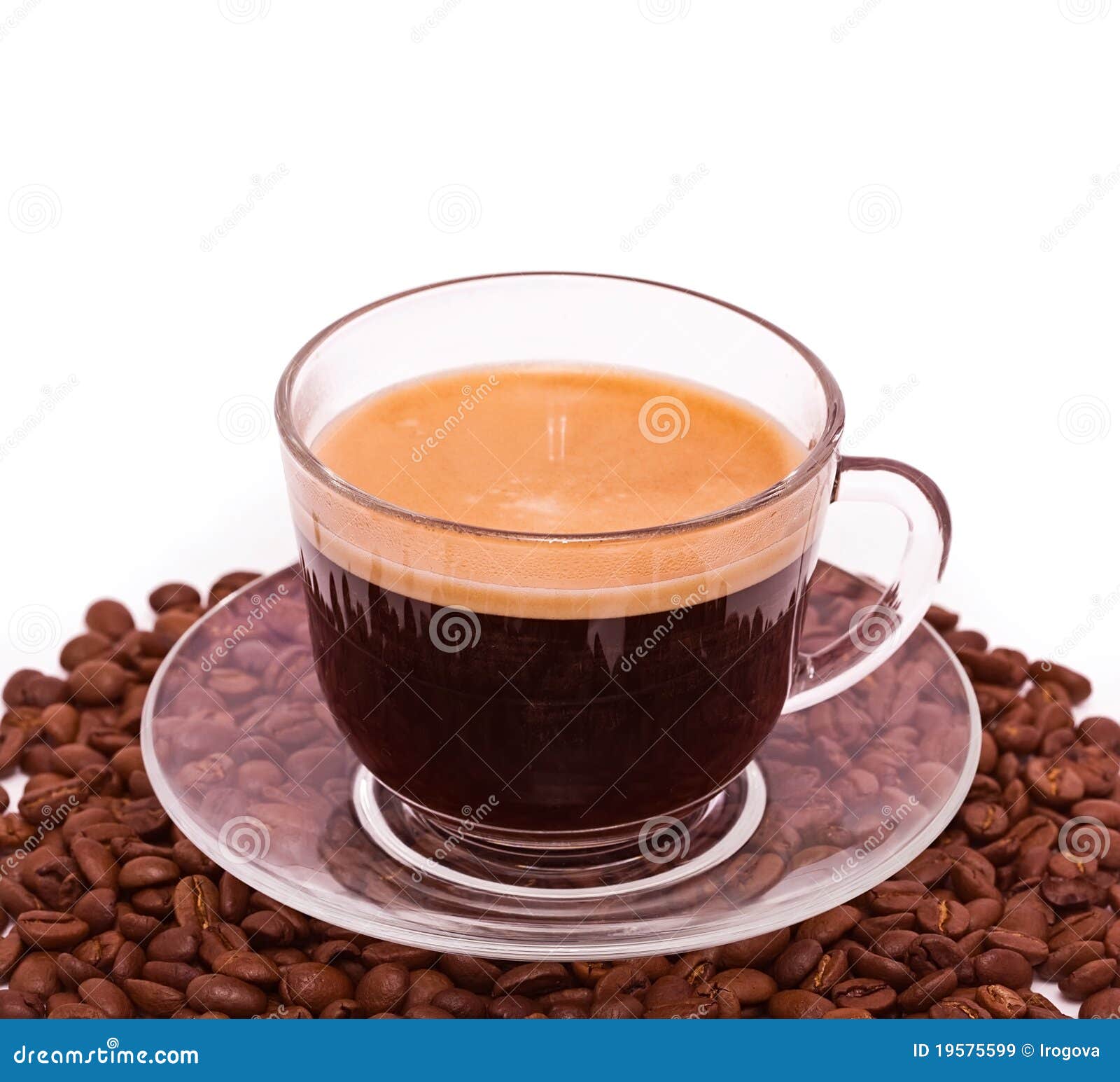 The cap of black coffee stock image. Image of close, coffee - 19575599