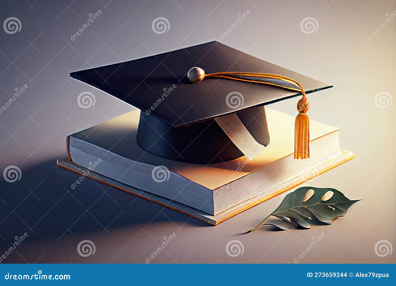 Cap and Book: a Celebration of Learning - Generative AI Stock ...