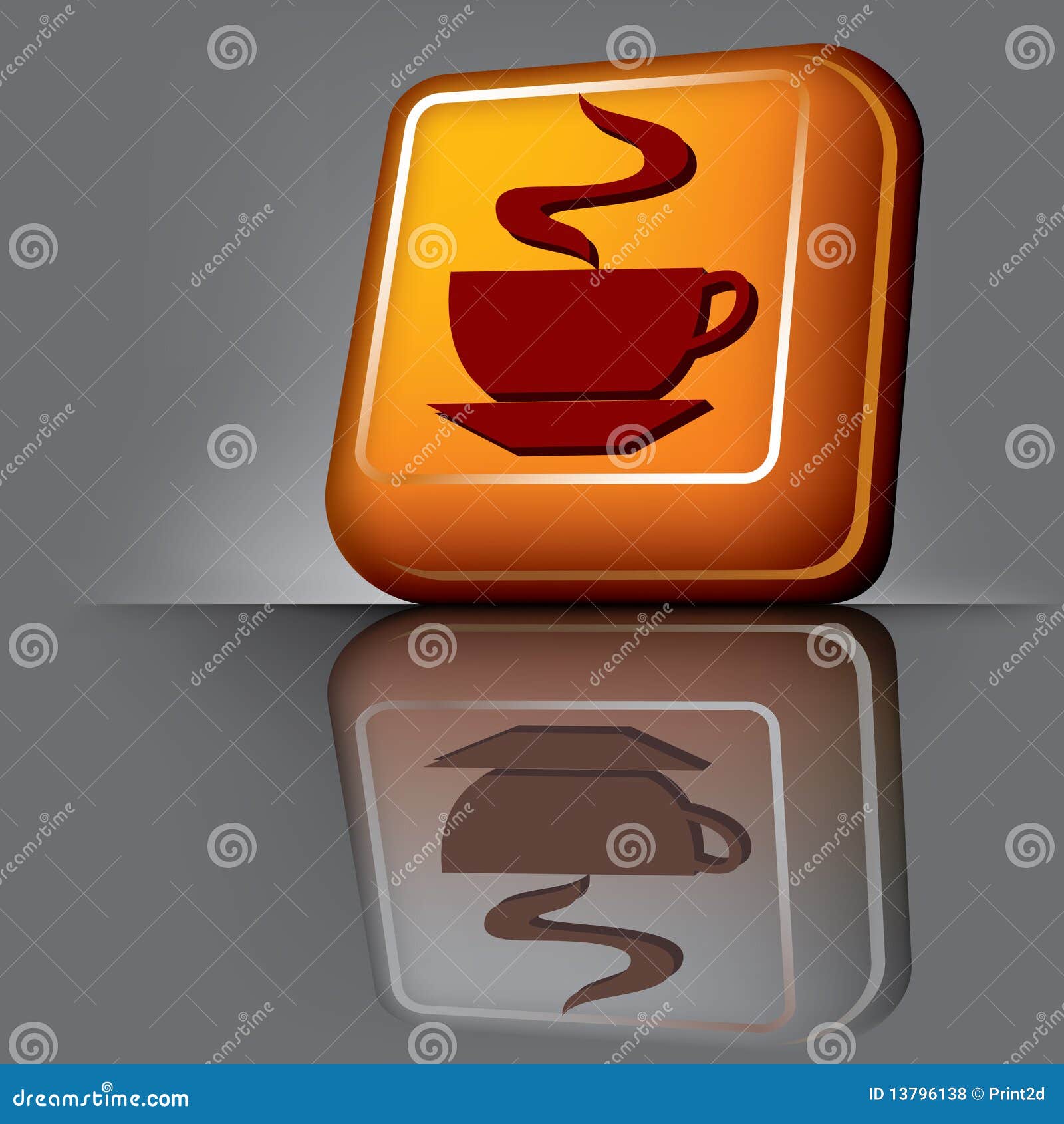 Cap button stock vector. Illustration of computer, dimensional - 13796138