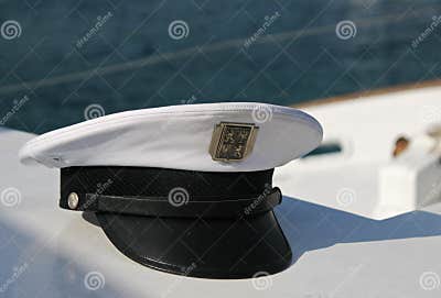 Cap of captain stock photo. Image of nautical, harbor - 3129822