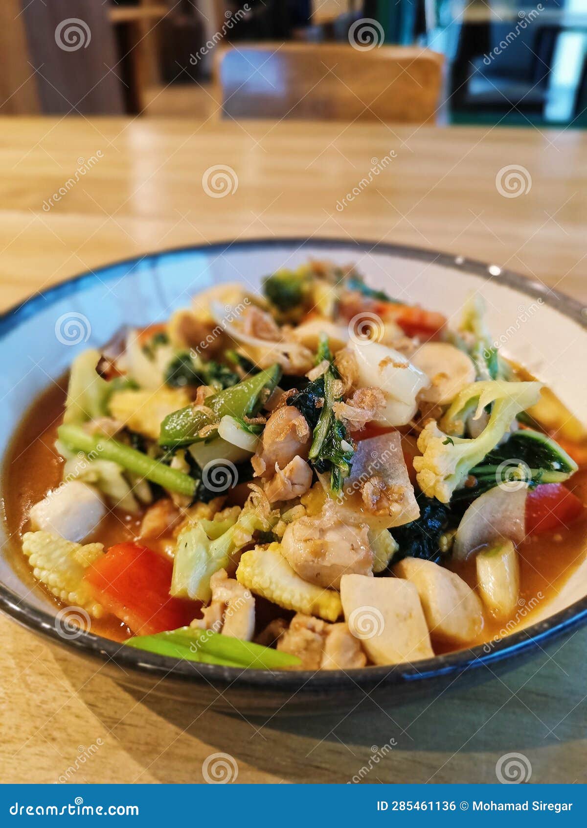 Cap Cay vegetable stock photo. Image of seafood, vegetable - 285461136