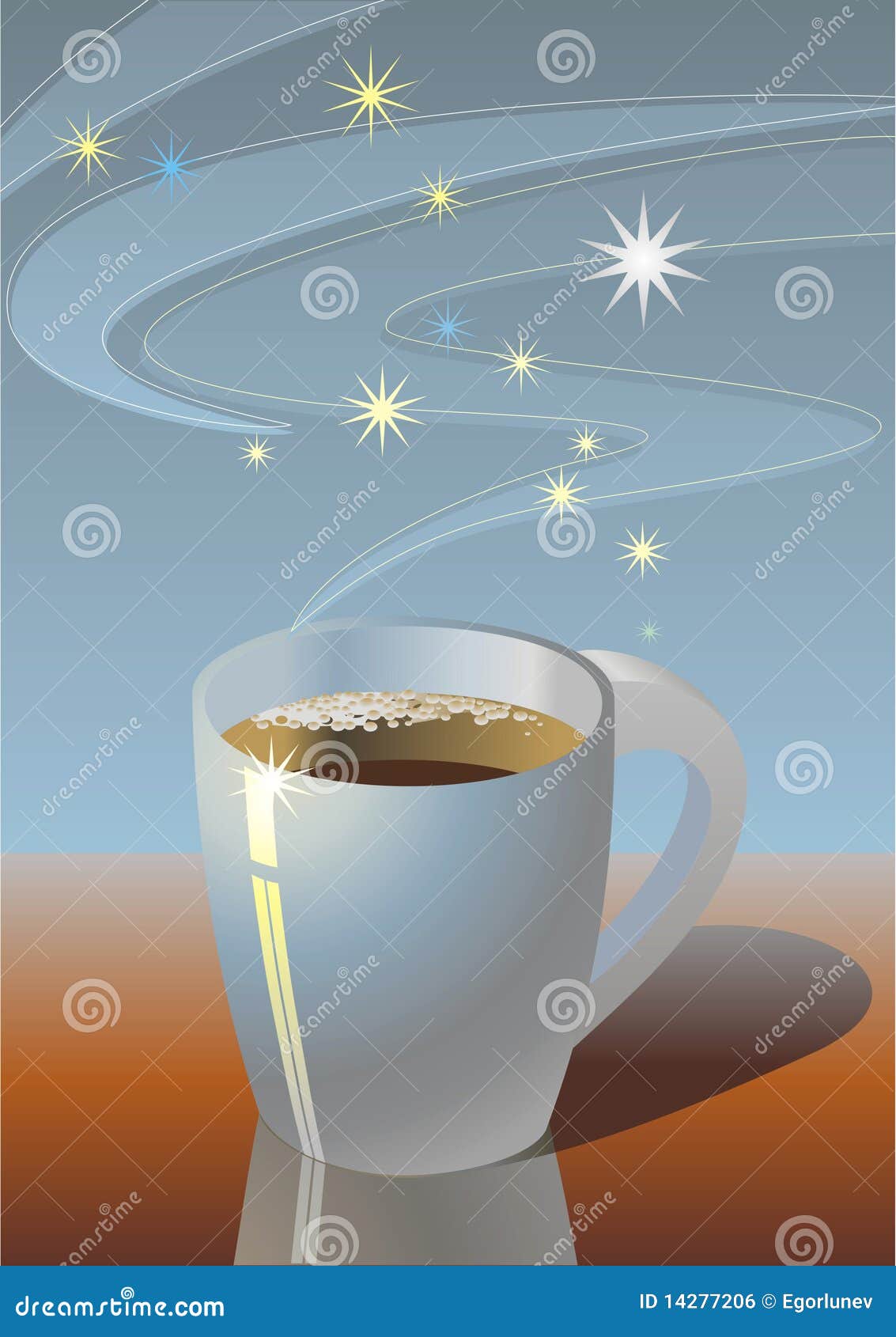 Cap of coffee stock vector. Illustration of caffeine - 14277206