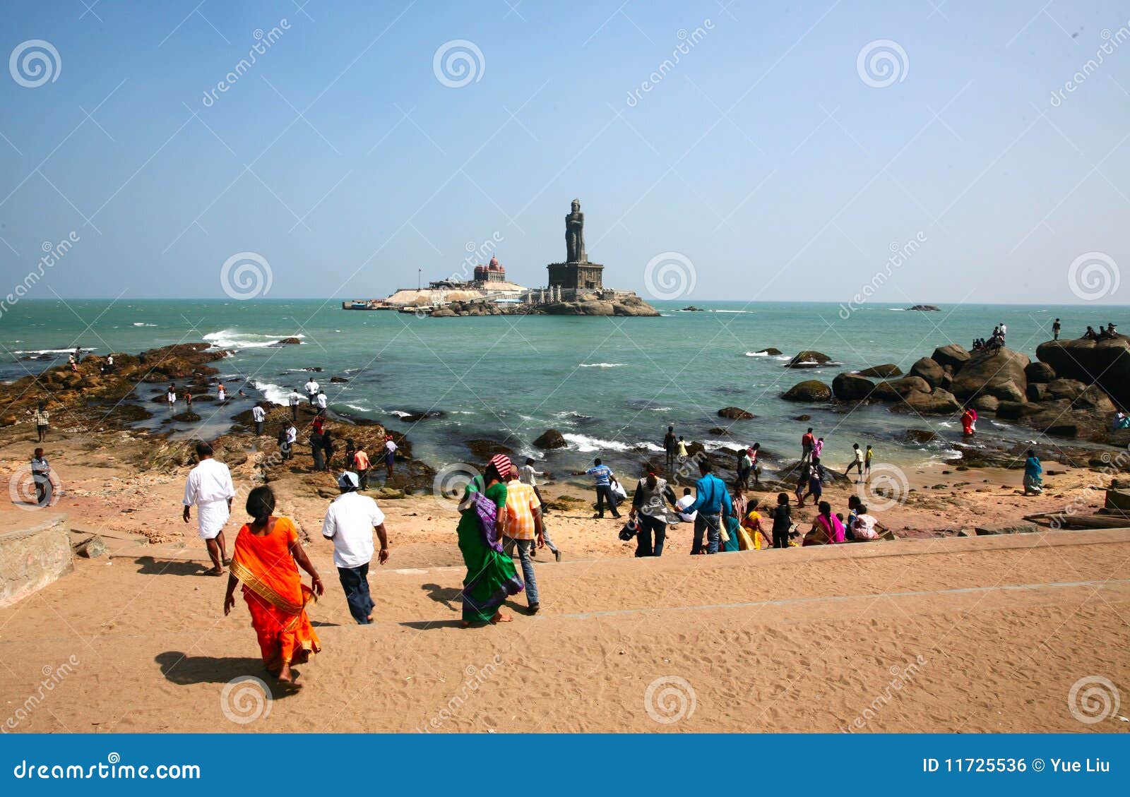 Cap Comorin, Kanyakumari, Inde Photo éditorial - Image of confluent ...