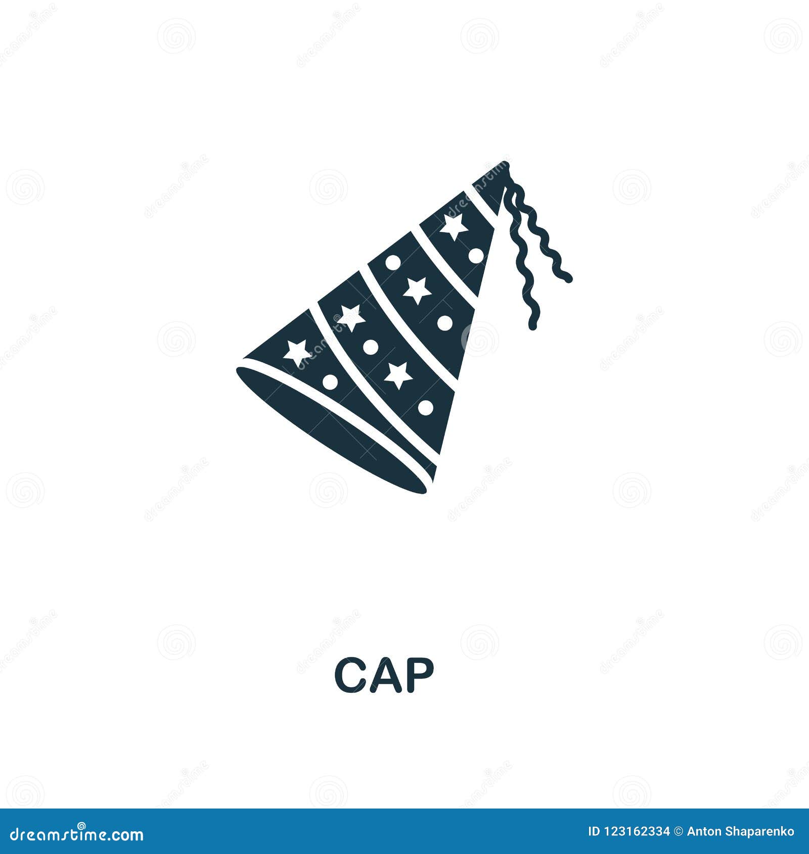 Cap Creative Icon. Simple Element Illustration. Cap Concept Symbol ...