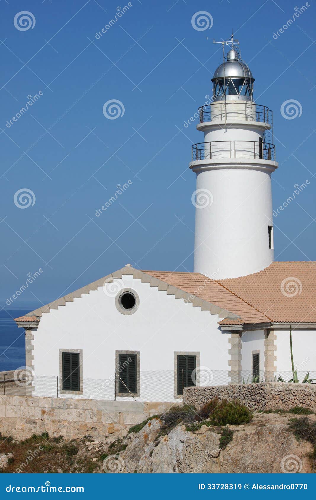 The Capdepera Lighthouse Located At The Easternmost Point Of Mallorca ...