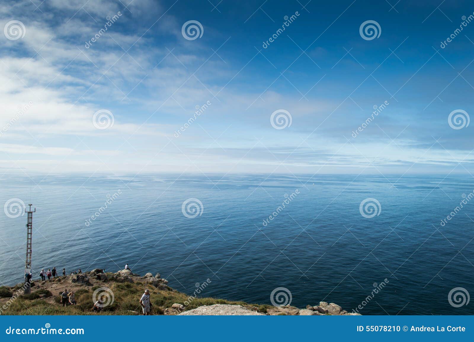 Cap Finisterre image éditorial. Image of extrémité, itinéraire - 55078210