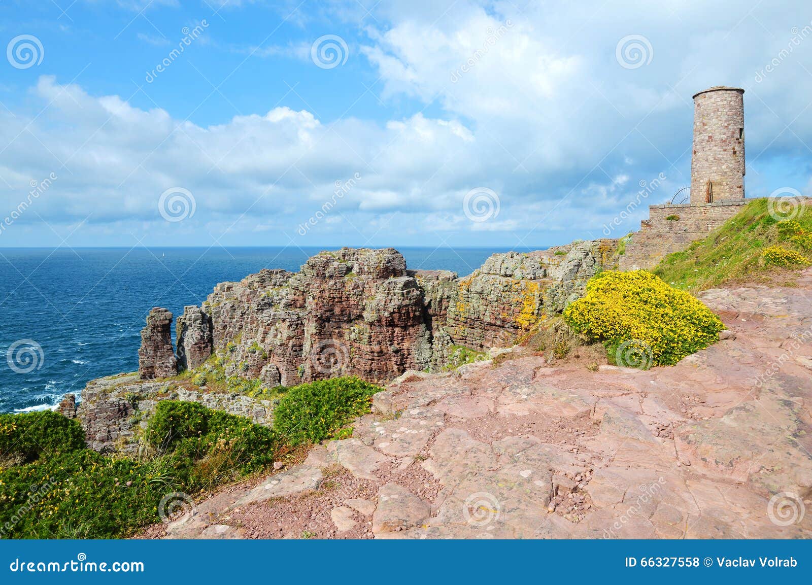 Cap Frehel - France stock photo. Image of brittany, landscape - 66327558