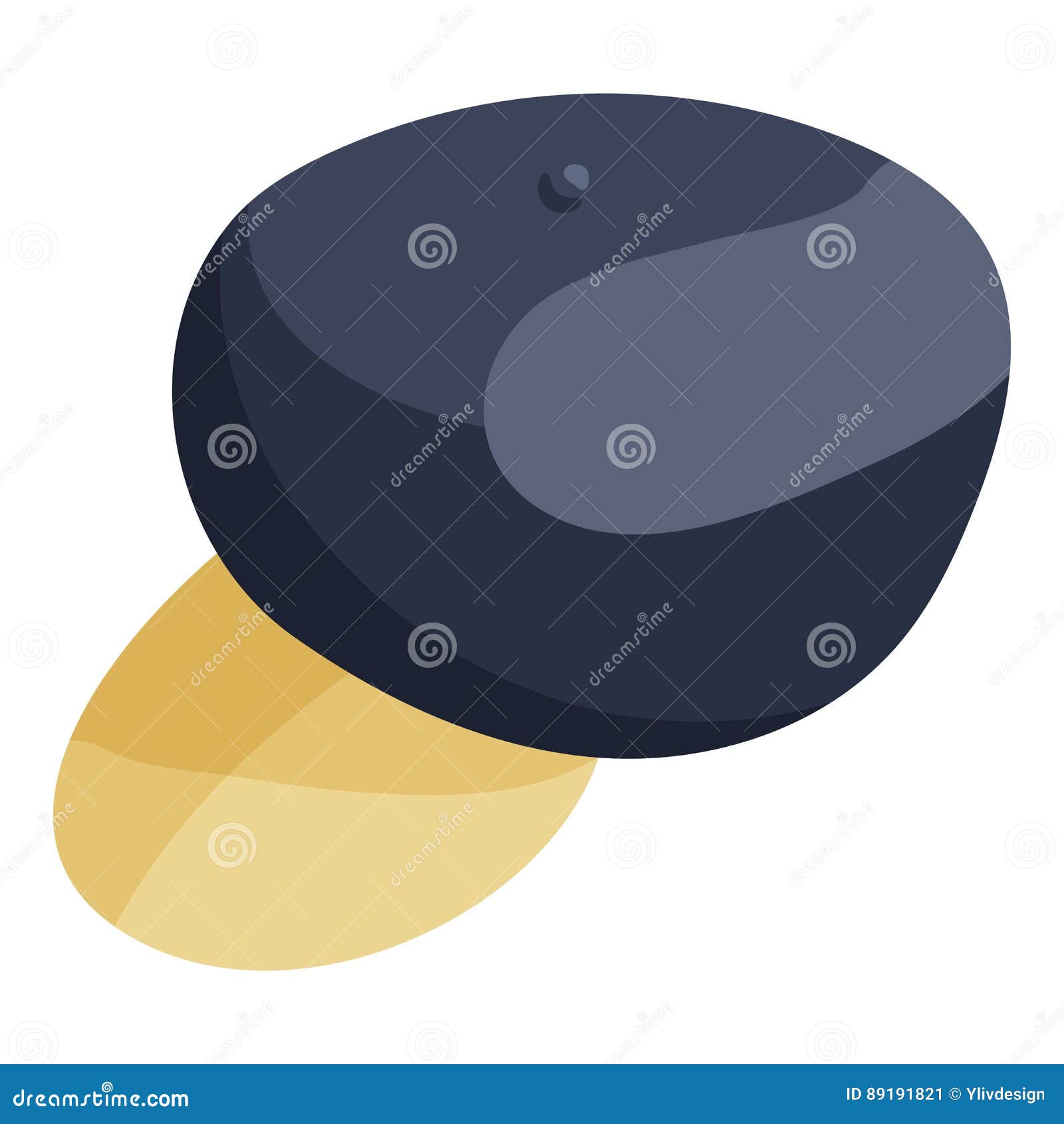 Cap icon, cartoon style stock vector. Illustration of beauty - 89191821