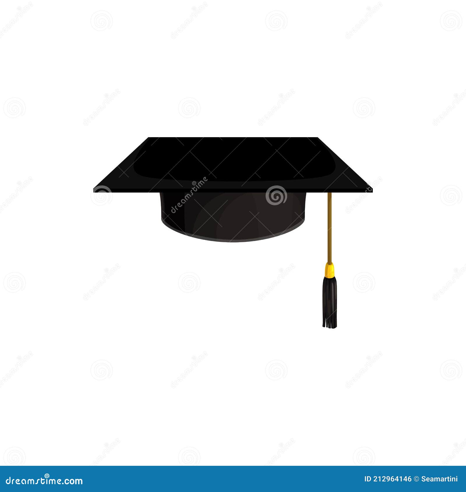 Cap Icon, Hat of College and University Education Stock Vector ...