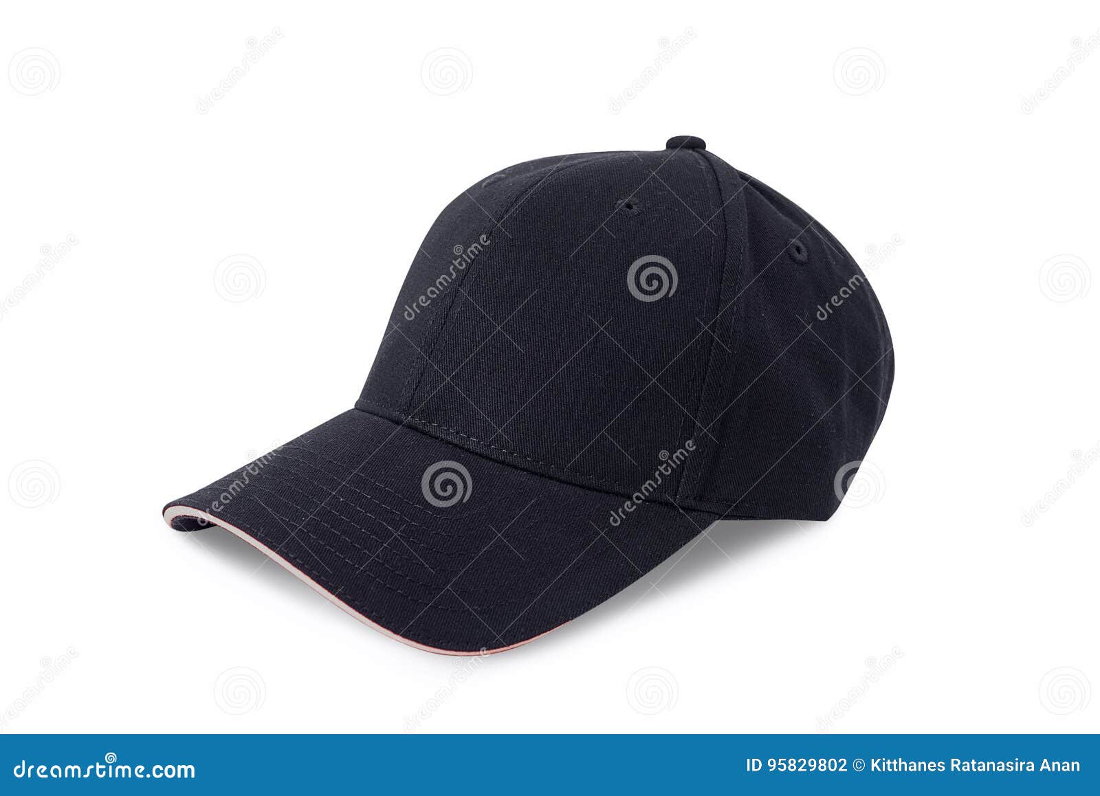 Cap Isolated on White Background. Baseball Cap. Stock Photo - Image of ...