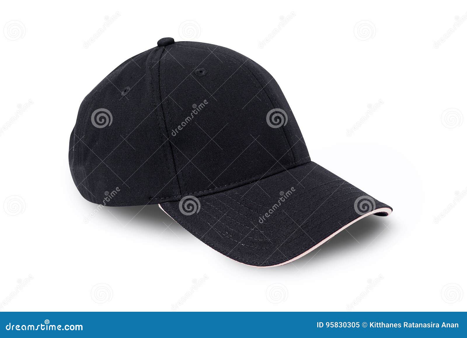 Cap Isolated on White Background. Baseball Cap. Stock Image - Image of ...