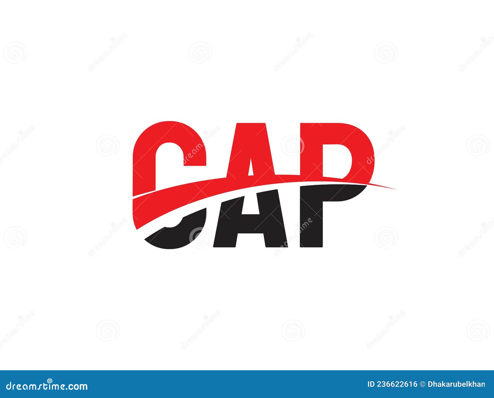 CAP Letter Initial Logo Design Vector Illustration Stock Vector ...