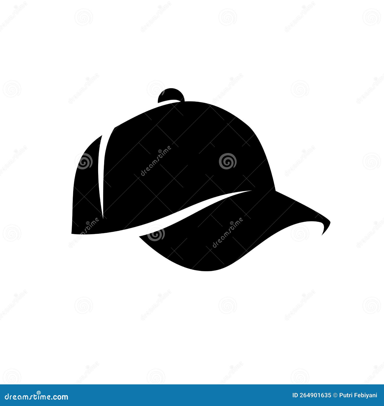 Cap Logo Design stock vector. Illustration of logo, business - 264901635