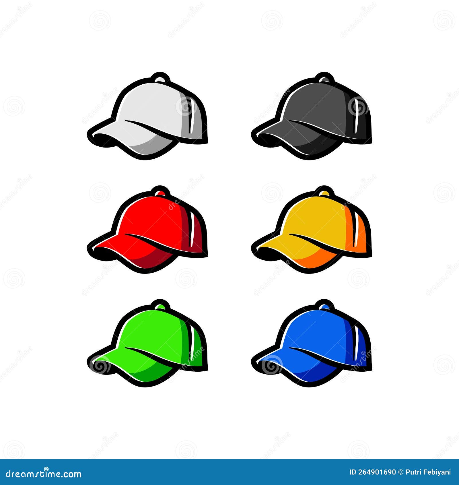 Cap Logo Design stock vector. Illustration of vector - 264901690