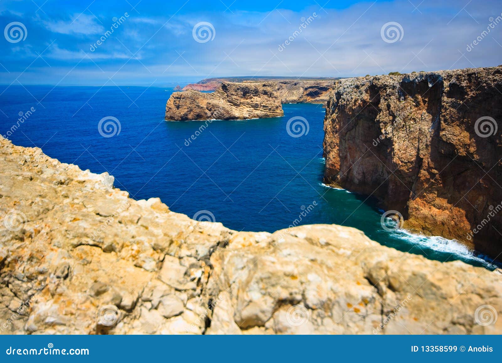 Cap, Rock - Coast at Portugal Stock Image - Image of fishing, portugal ...