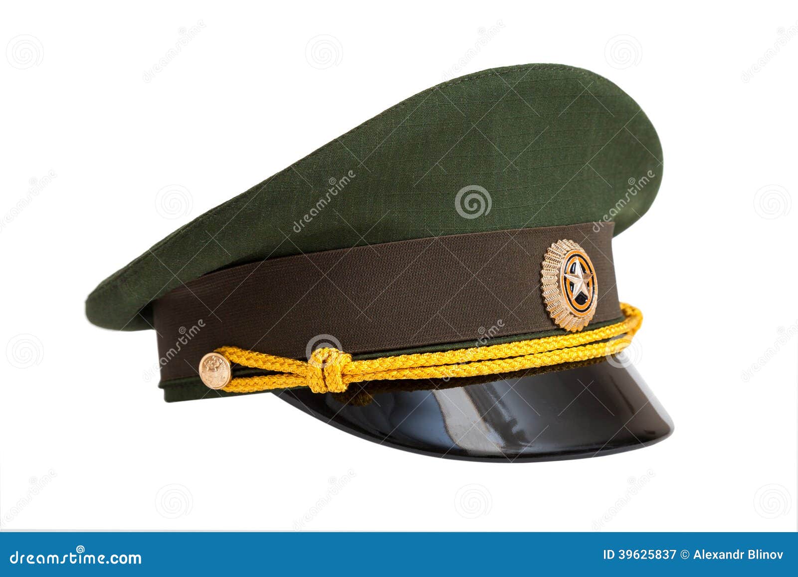 Cap of Russian Army Officer Stock Image - Image of european, officer ...