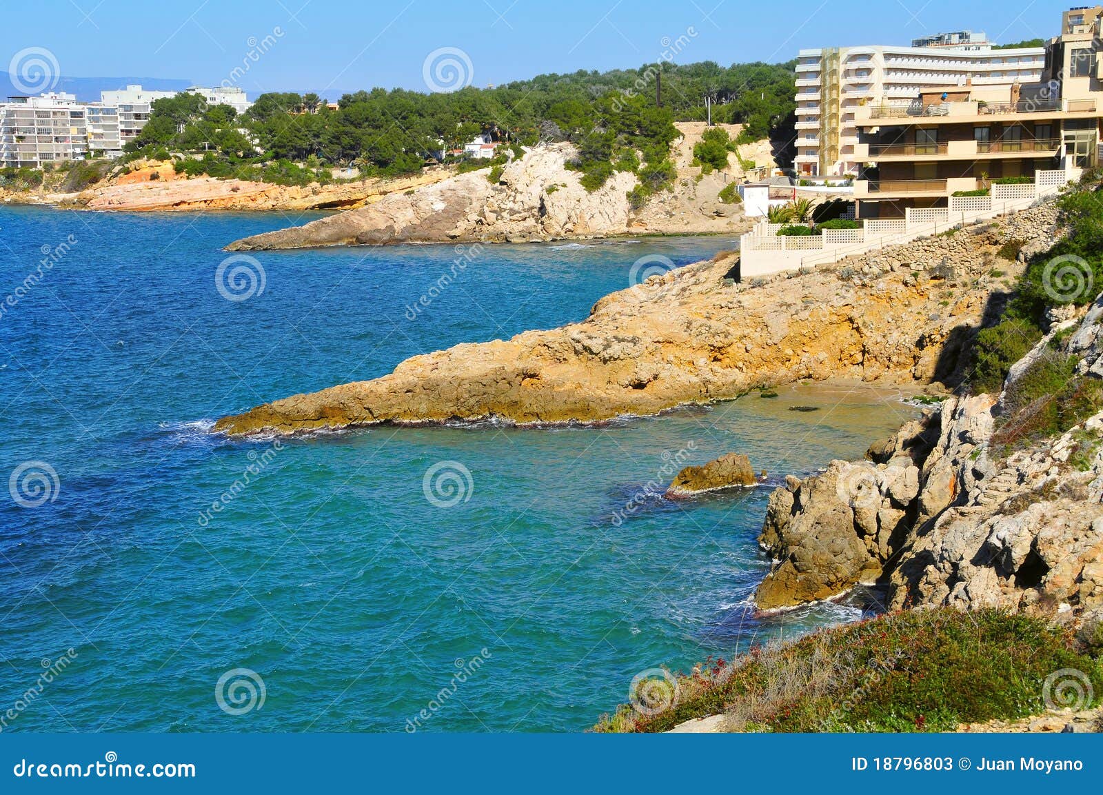 Cap Salou, in Salou, Spain stock image. Image of spain - 18796803