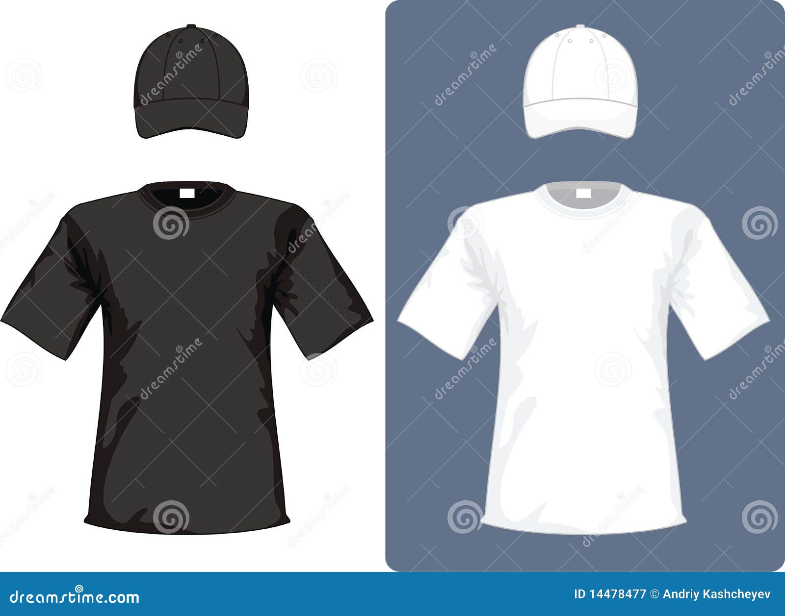 Cap and shirt stock illustration. Illustration of store - 14478477